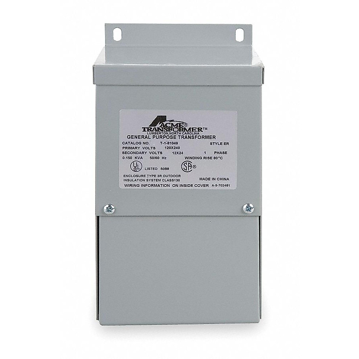 Acme T-1-11683 1000 Va Buck Boost Transformer 1000 Watt
