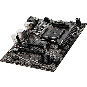 MSI A520M PRO Gaming Motherboard (AMD AM4, DDR4, PCIe 4.0, SATA 6Gb/s, Dual M.2, USB 3.2 Gen 1, HDMI/DP, Micro-ATX)