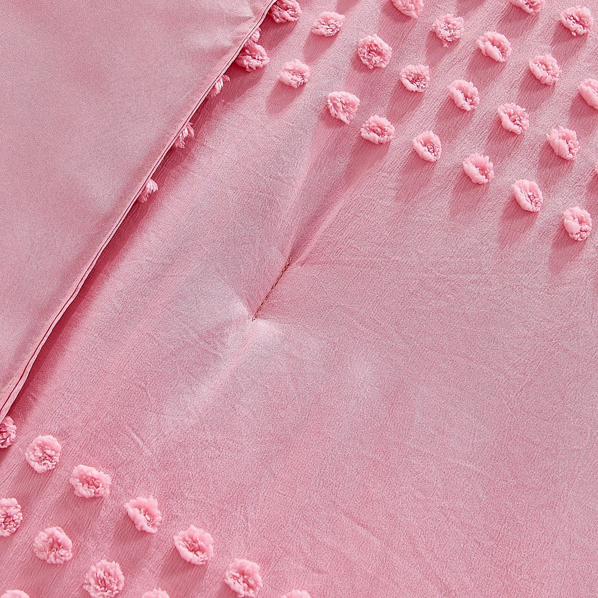 ENJOHOS Twin XL Comforter Boho for Teen Girls Boys - Sage Green Bedding Set, 3 PCS Tufted Comforter with Pom Pom Design for All Season, Lightweight Soft Microfiber Comforter with 1 Pillowcase