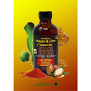 Jamaican Mango & Lime Black Castor Oil Xtra Dark 4 oz