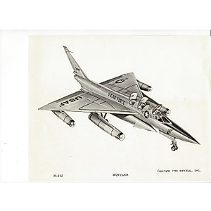 Atlantis H252 1/93 Scale B-58 Hustler Bomber Plastic Model Airplane Kit - Assembly Required