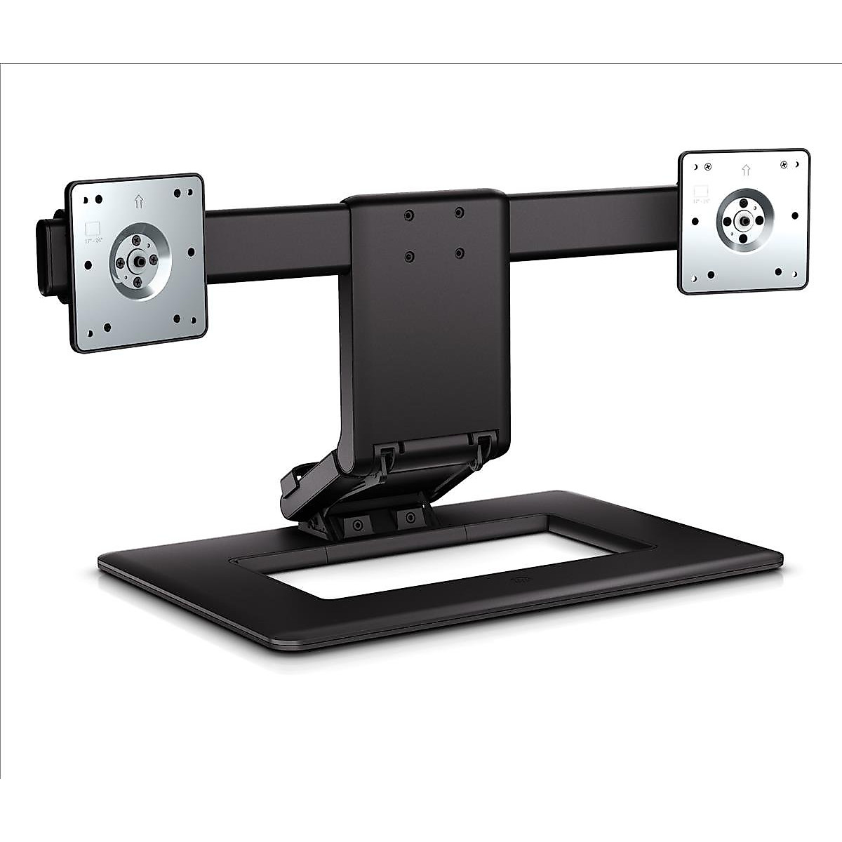 HP Adjustable Dual Display Monitor Stand for 17 to 24-Inch Screen - Black