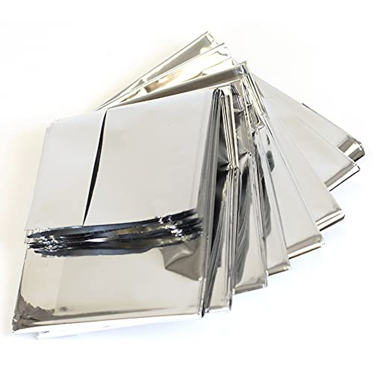 Primacare CB-6841 Emergency Foil Mylar Thermal Blanket, 82" Length x 54" Width