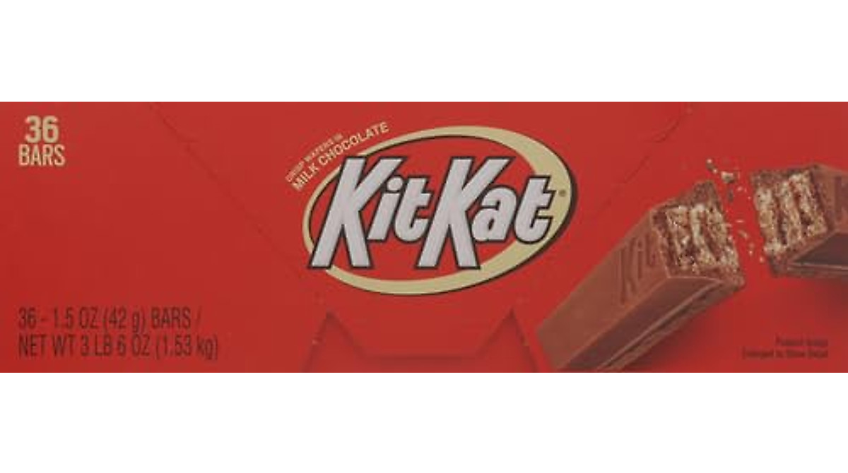 KIT KAT Milk Chocolate Wafer Bars - 36 Pack