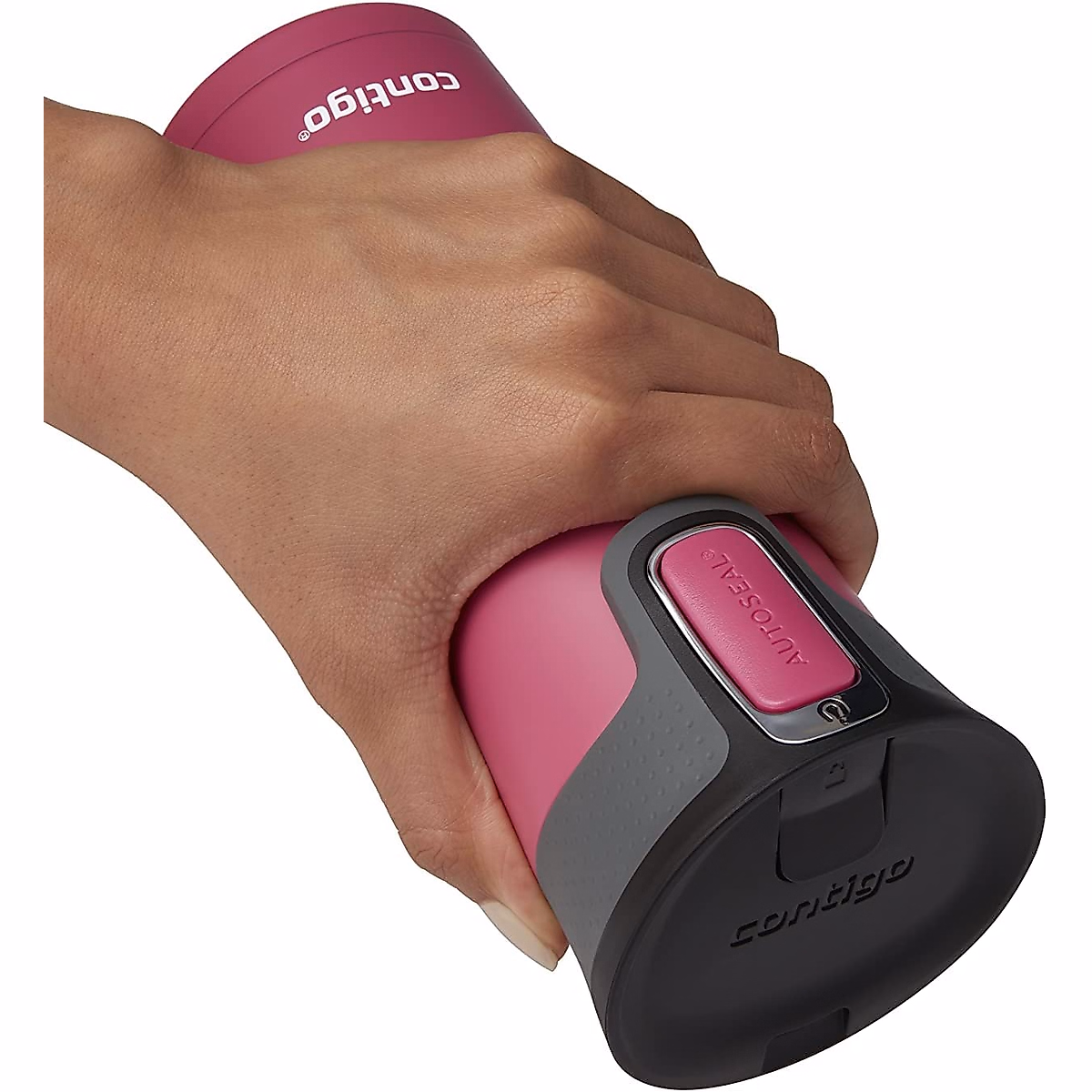 Contigo AUTOSEAL West Loop Vacuum-Insulated Stainless Steel Travel Mug, 16 oz, Dragonfruit