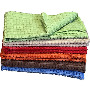 Petal Cliff Set of 6, Microfiber Ultra Absorbent Kitchen Towels Size: 16" x 19"