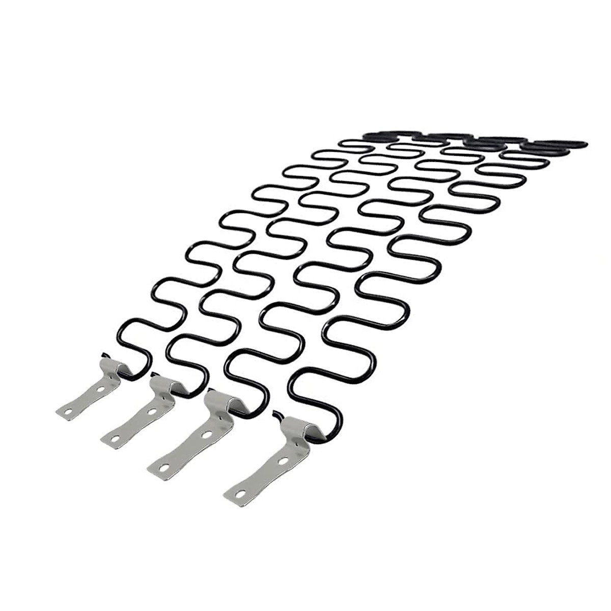 BOLWHAO 8 PCS Sofa Zig Zag Spring Repair Brackets Kit, Sofa Savers Sofa Zig Zag Spring Repair Brackets for Furniture Chair Couch Sofa Upholstery Spring Replacement Repair