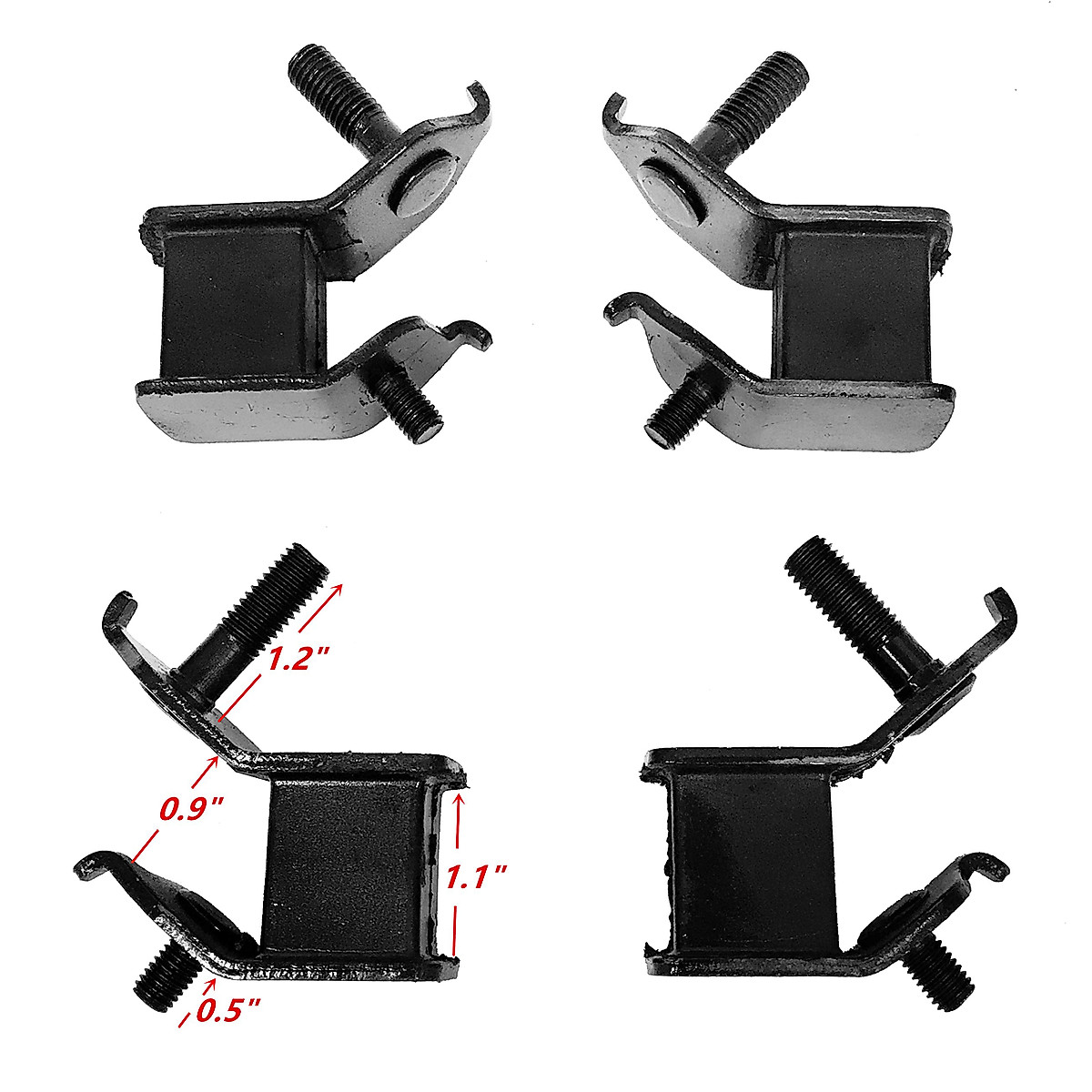 POWER PRODUCTS Small 4 PCS Anti Vibration Generator Rubber Motor Mounts for Honda 68325-ZC2-000