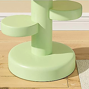 VejiA End Table Unique Flower Shaped Side Table, Small Accent Nightstand, Couch Table End Table Bedside Tables, Living Room Coffee Table, and Sofa Table 20.4 * 23.6 Inches Sid
