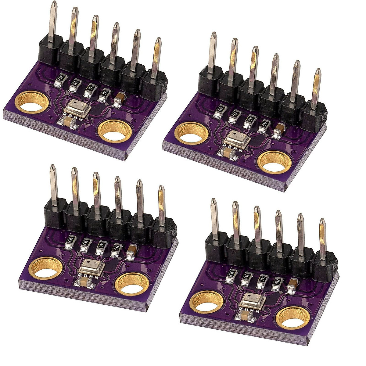 Jeanoko 4PCs 300-1100 hPa GY‑BMP280‑3.3 Atmospheric Pressure Sensor Temperature Sensor Electronic Components with Clearly Marked