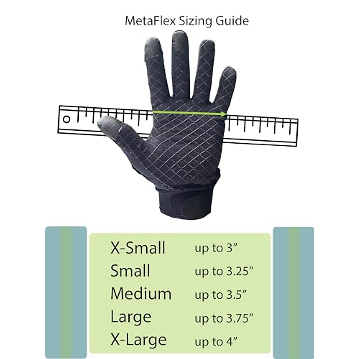 MetaFlex Arthritis Pain Relief Gloves - Therapeutic Compression Glove & Wearable Grip Strengthener - Adjustable Resistance Bands for Swelling Relief and Mobility Improvement