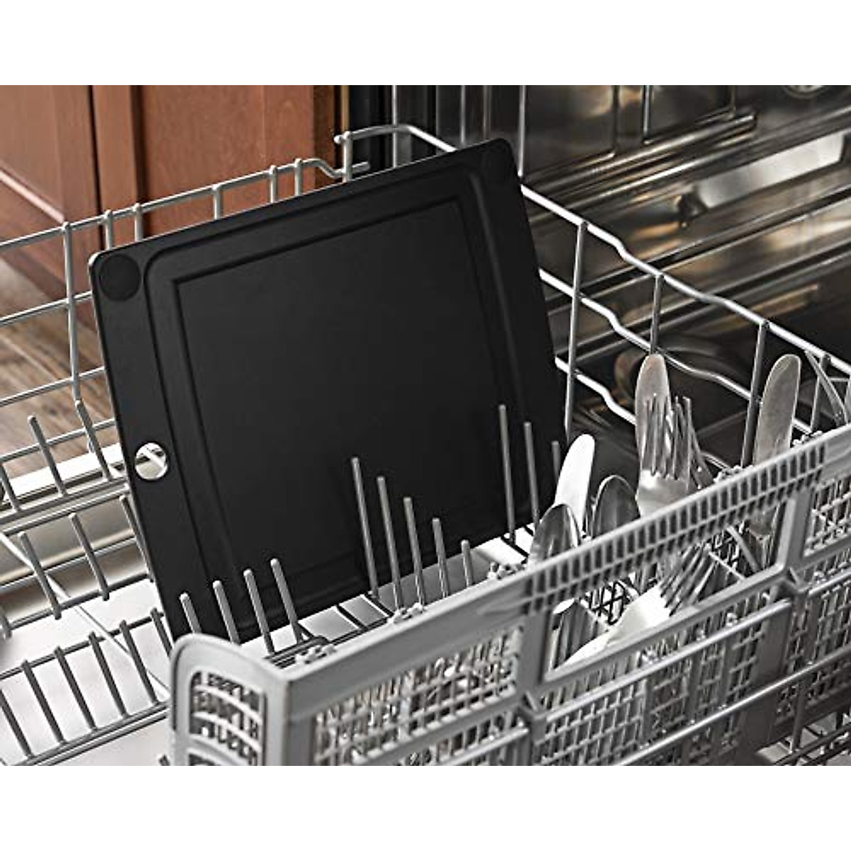 Epicurean - 505-151102003 Epicurean All-In-One Cutting Board with Non-Slip Feet, 14.5" × 11.25", Slate/Black