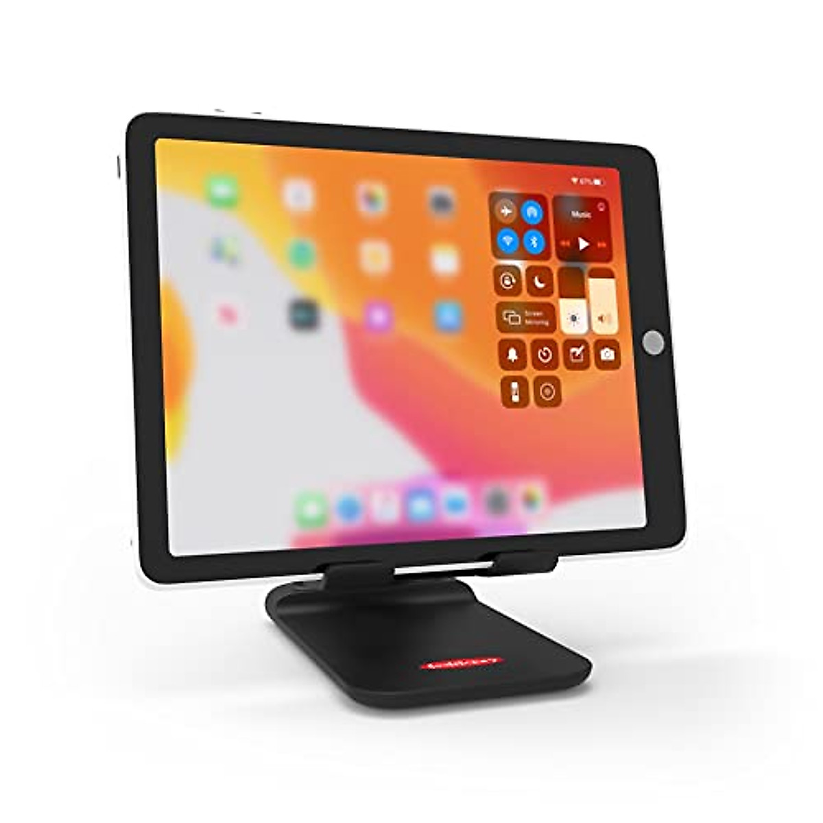 Doohickey Phone and Tablet Stand, Adjustable and Foldable, The Perfect Hands-Free Stand Compatible with Most Tablets and Cellphones Lightweight and Sturdy (Black)