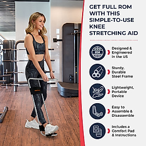IdealKnee Two Pad - Advanced Knee Extension & Pain Relief Device - Endorsed by PTs & Surgeons - Ideal for ACL, MCL Recovery, Athletes, Therapy & Rehab