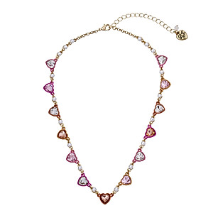 Betsey Johnson Heart Collar Necklace