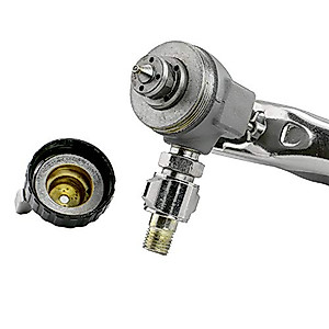 NuMax SPSC15 Pneumatic 1.5mm Tip Gravity Feed Spray Gun with 400cc Aluminum Cup , Gray