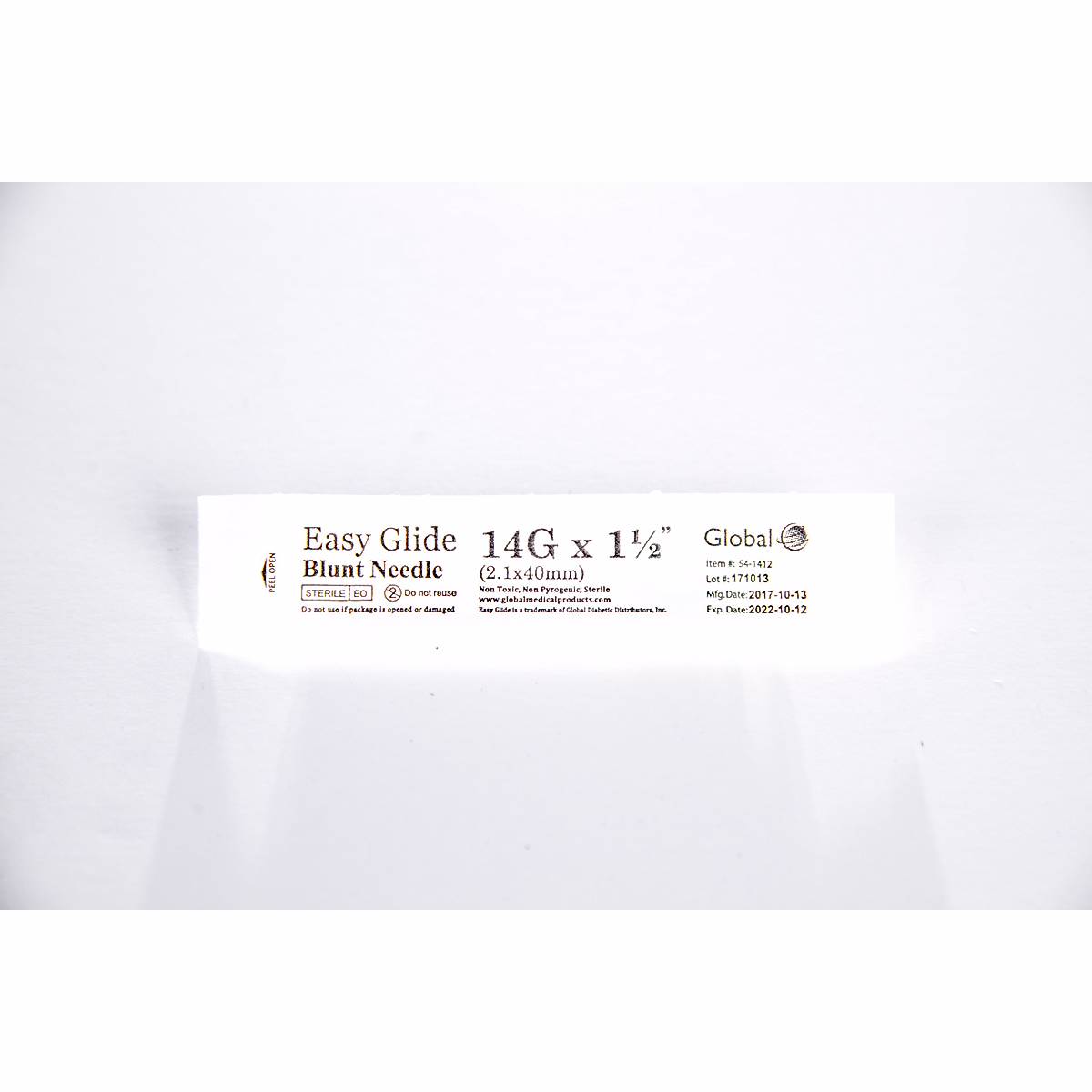 (QTY 100) 14 ga x 1-1/2" Dispensing Needle, Blunt Tip