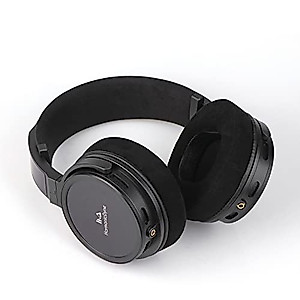 Linsoul HarmonicDyne Athena Semi-Closed Over-Ear Wired HiFi Headphone with 50mm Dynamic Driver, Glass Faceplate, Detachable OCC Cable for Audiophile Studio Musician