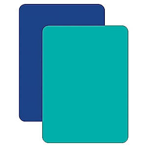 Cut N’ Funnel Blue Caraco 2 Pack Thick Multicolor Plastic Cutting Board Mats Made in the USA BPA & PVC Free Plastic