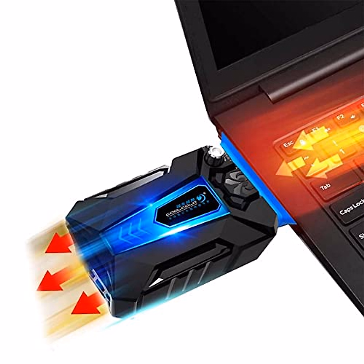 Eborsi New Portable Mini External Vacuum Air Extracting USB Laptop Cooling Pad CPU Cooler Fan for Notebook Laptop PC, No Installation is Required