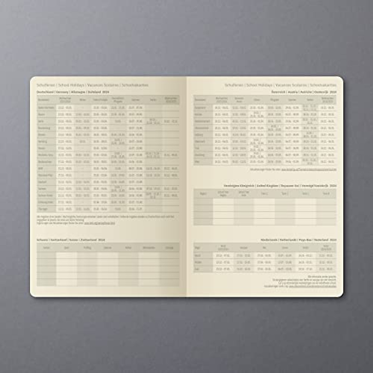 Sigel C2401 Conceptum Weekly Planner 2023/2024, Approx. A5, Approx. A5, Black, Hardcover, 2 Pages = 1 Week, 256 Pages