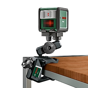 Bosch Universal clamp MM 2 (with Clamping Range of 10-60 mm and Height Adjustment of 40-95 mm for Fast and Flexible Positioning of Cross line Lasers)