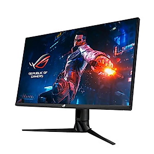 ASUS ROG Swift PG329Q 32” Gaming Monitor, 1440P WQHD (2560x1440), Fast IPS, 175Hz (Supports 144Hz), 1ms, G-SYNC Compatible, Low Motion Blur Sync, Eye Care, HDMI DisplayPort USB, Display HDR 600, Black