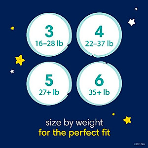 Diapers Size 5, 50 Count - Pampers Swaddlers Overnights Disposable Baby Diapers, Super Pack (Packaging & Prints May Vary)