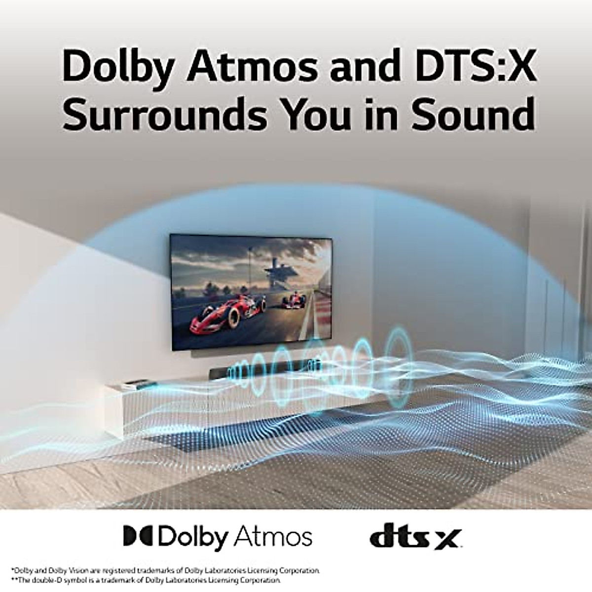 LG Eclair SE6S 3.0 ch All-in-One Design Sound Bar with Dolby Atmos