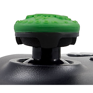 KontrolFreek FPS Freek Call of Duty Modern Warfare for Xbox One Controller | Performance Thumbsticks | 1 Low-Rise Convex, 1 High-Rise Concave | Green