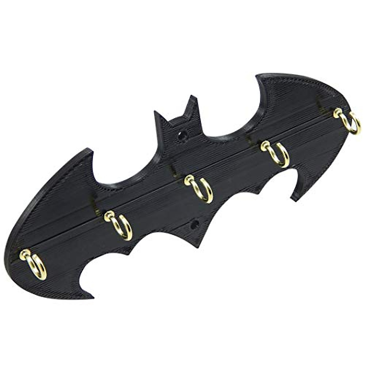 Medallurgy Retro Batman Key Rack Holder Hanger Hook Dark Knight Entryway Organization Decor Wall Key Hooks Jewelry Organizer