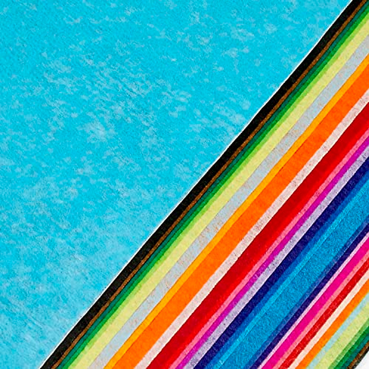 Spectra Deluxe Bleeding Art Tissue P0058506, 20 Assorted Colors, 20" x 30", 20 Sheets