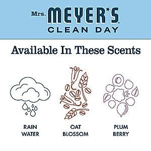 Mrs. Meyer's Hand Soap, Made with Essential Oils, Biodegradable Formula, Rain Water, 12.5 fl. oz - Pack of 3