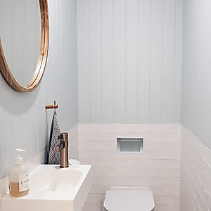 VALLVATER Toilet Push Plate With Dual Buttons Compatible with TOTO YT800#WH In-Wall Tank System - Matte Chrome, to002y