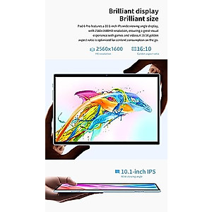 2023 Global Version Pad 6 Pro 12gb ram 512gb ROM Touch Tablet Android 13 Snapdragon 870 10 Core Tablet PC 5G WiFi Dual SIM Card Green add Keyboard / 12GB 512GB