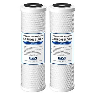 Compatible WHKF-DB2 & WHKF-DB1 Undersink Water Filter Replacement Cartridge 2 Pack - 1 Micron