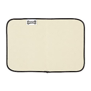Bone Dry Machine Washable, Ultra Absorbent Pet Mat, 12x18, Gray Lattice