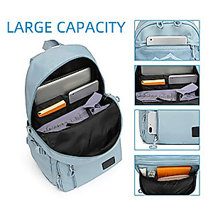 TurnWay Waterproof Lightweight 16” Laptop Backpack/Daypack for Travel, College, Sport, Men and Women