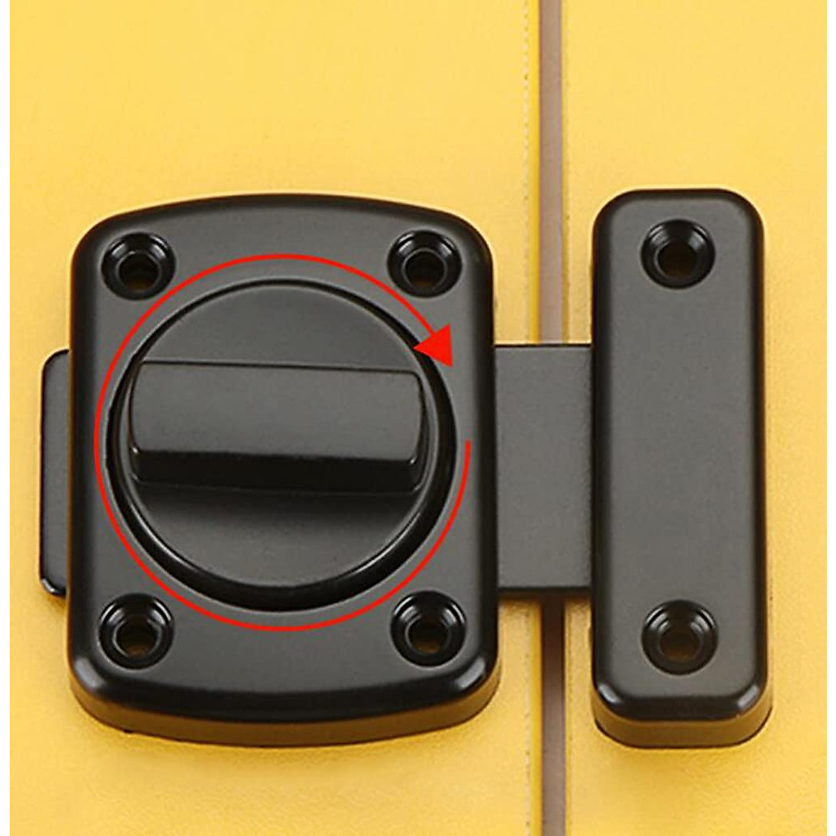 Sliding Door Lock bar barn Door Latch Hook-and-Eye Buckle Wooden Fence Door Lock Black Door Latch Lock Ship Window Lock Door latches Internal