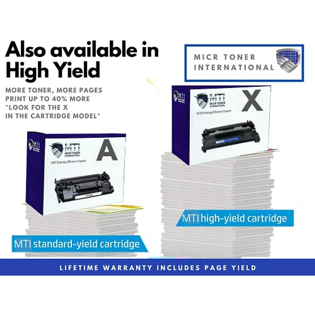 MTI Compatible 30A MICR Toner Replacement for HP 30A CF230A LJ Pro MFP M203 M203dw M203d M203dn M227 M227fdw M227fdn M227sdn Check Printer Ink