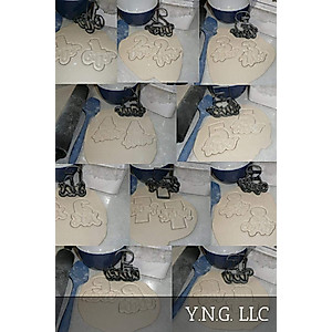 NUMBERS WITH WORDS 1 ONE THROUGH 10 TEN DETAILED NUMBERS SET OF 10 COOKIE CUTTERS MADE IN USA PR1157
