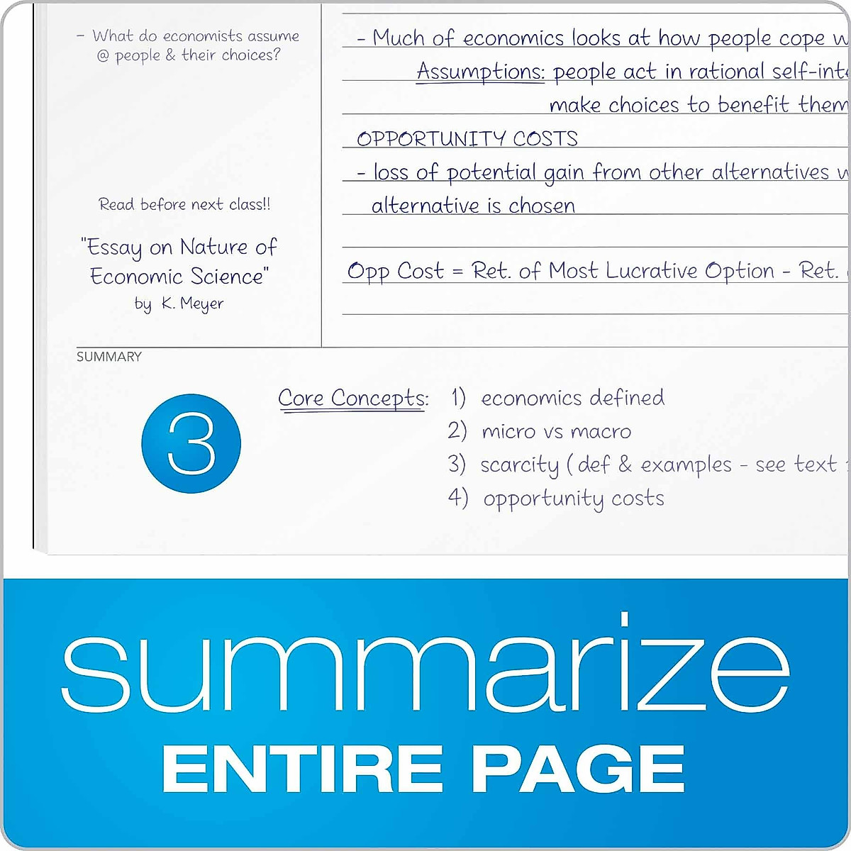 Oxford FocusNotes Writing Pad, 8-1/2" x 11-3/4", 50 Sheets (77103)