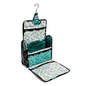 Vera Bradley Women's Cotton Grand Hanging Travel Organizer, Island Garden - Recycled Cotton, One Size