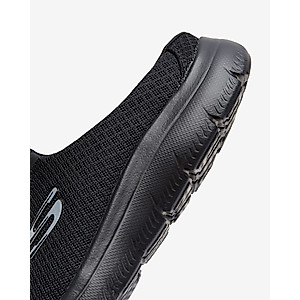 Skechers Women's Summits Open Back Sneaker Black 10 Medium US