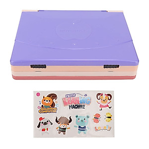 Kids Exploration Toy Laptop Educational Learning Computer, Children's Educational Interactive Computer with 20 Learning Activities and 30 Pieces of Popular Music, Birthday (Pink)