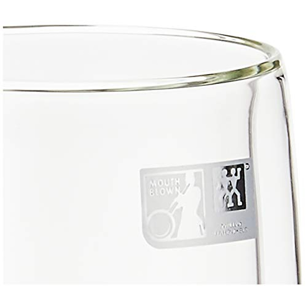 ZWILLING J.A. Henckels Beverage Glass Set, White 2 Count (Pack of 1)