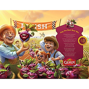 Gefen Red Beets, Whole, Peeled, Cooked & Ready to Eat, 1.1 lb (3 Pack)