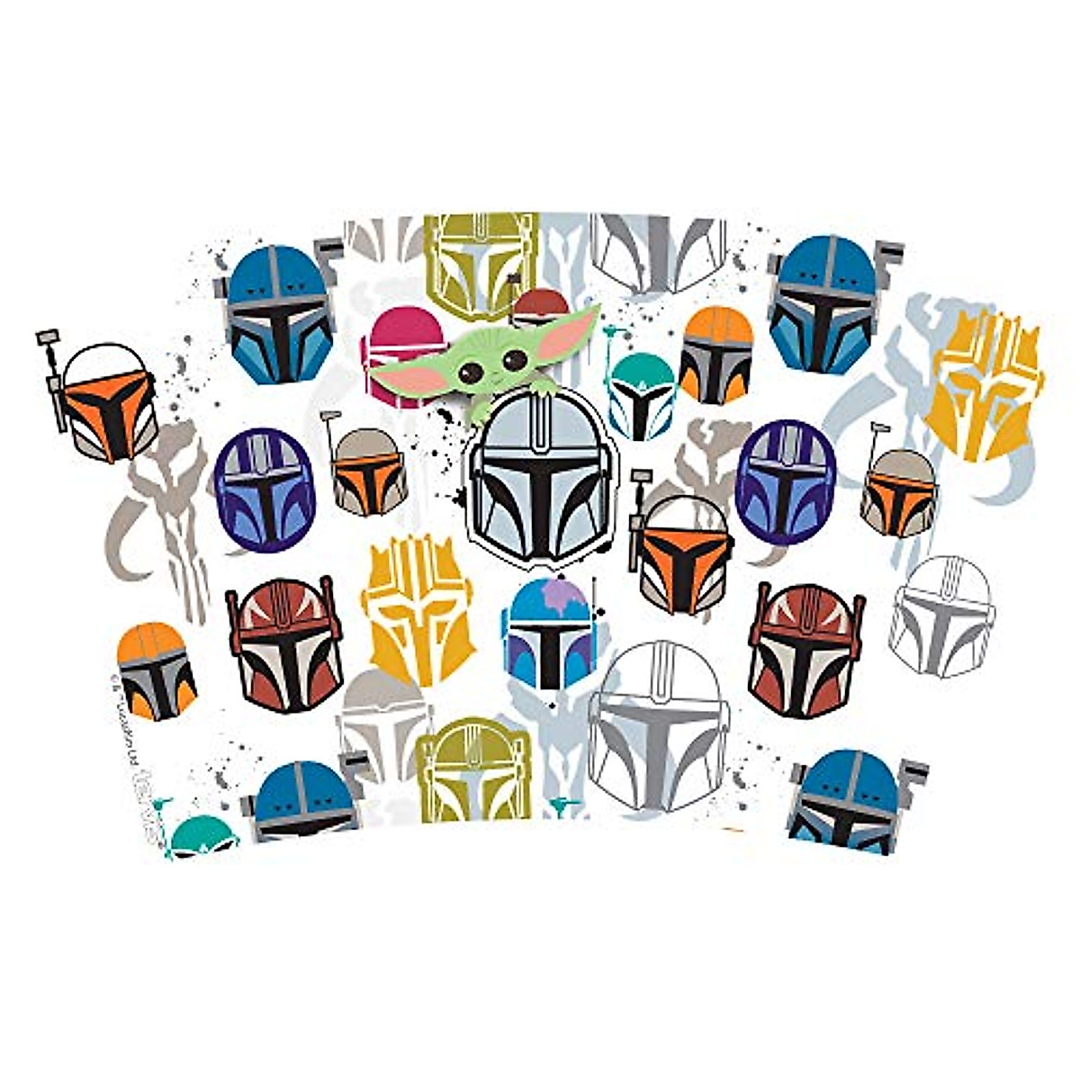 Tervis Star Wars - The Mandalorian Peekaboo Made in USA Double Walled Insulated Tumbler Travel Cup Keeps Drinks Cold & Hot, 16oz, Classic