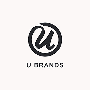 U Brands Magnetic Dry Erase Calendar Board, 14"x11", Modern White Frame, Includes Marker and Magnet