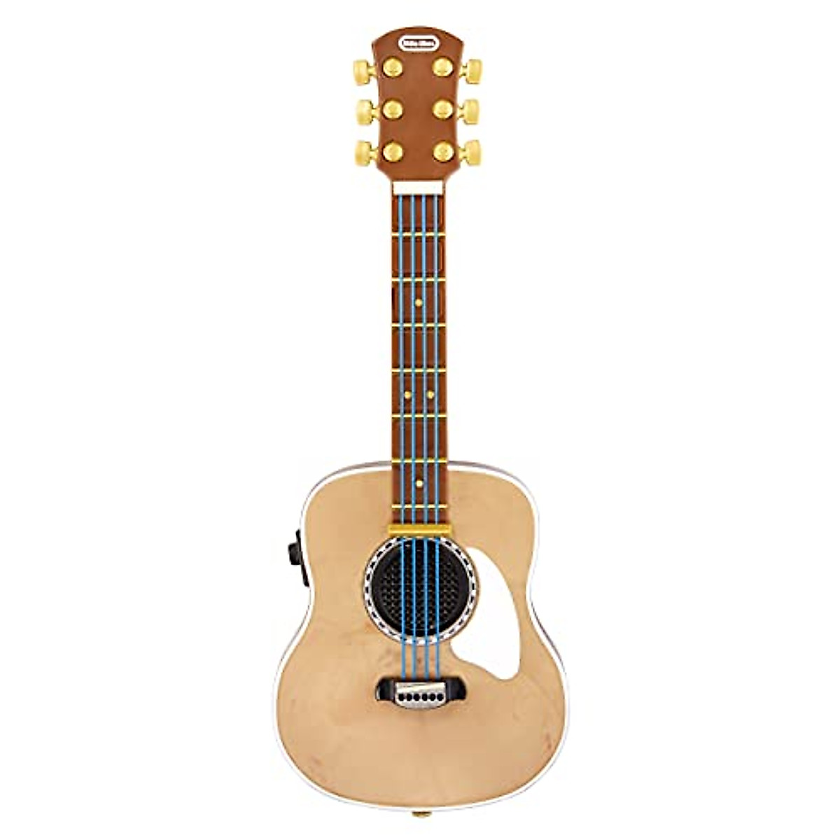 Little Tikes My Real Jam Acoustic Guitar with Strap, Musical Instrument with 4 Modes, Play Any Song with Bluetooth, Gift for Kids, Toy for Boys and Girls Ages 3 4 5+ Year Old